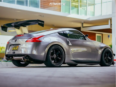 2012 Nissan 370Z Touring with 18x9.5 Rays Engineering LMGT4 and Nitto ...