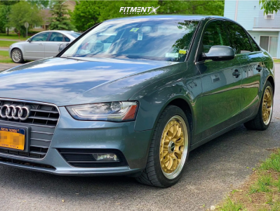 2013 Audi A4 Quattro Premium with 18x8.5 Rotiform Lsr and Nitto 245x40 ...