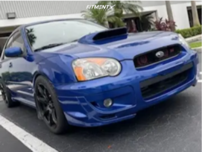 2004 Subaru Impreza with 18x8.5 35 XXR 560 and 245/40R18 Dcenti D6000 ...