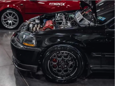 1997 Honda Civic EX with 15x8 VMS Modulo and Toyo Tires 225x50 on ...