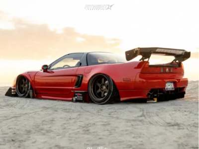 1991 Acura NSX Base with 18x11 Volk Te37v Mk Ii and Falken 255x35 on ...