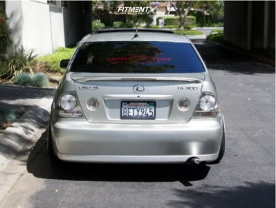 2002 Lexus IS300 Base with 17x9 Square G33 and Nitto 205x40 on ...