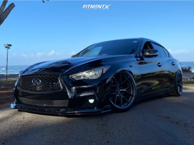 2015 INFINITI Q50 Premium with 19x10.5 ESR Rf2 and Continental 255x35 ...