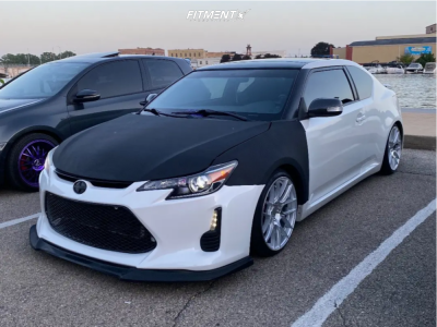 2016 Scion TC Base with 18x8.5 Aodhan Ah-x and Vercelli 215x35 on ...