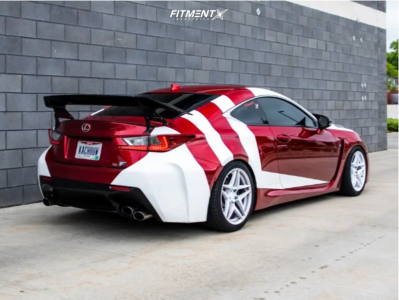 2015 Lexus RC F Base with 18x9.5 Kansei Astro and Goodyear 275x35 on ...
