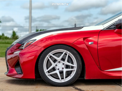 2015 Lexus RC F Base with 18x9.5 Kansei Astro and Goodyear 275x35 on ...