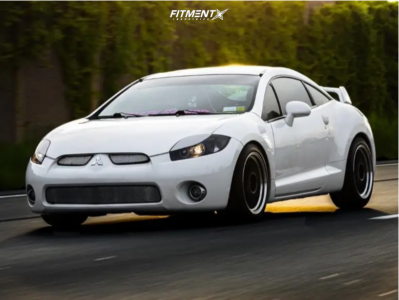 2008 Mitsubishi Eclipse GT with 18x9.5 Konig Hypergram and Prinx 245x45 ...