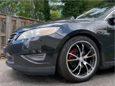 2011 Ford Taurus Limited with 20x9.5 Steeda Spyder and Arroyo 245x45 on ...
