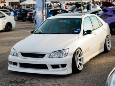 2001 Lexus IS300 Base with 18x9.5 MB Wheels Battles and Federal 225x40 ...