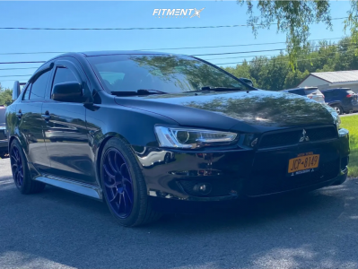 2014 Mitsubishi Lancer ES with 18x8.5 Anovia Night and Toyo Tires ...