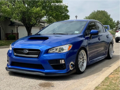 2015 Subaru WRX Base with 18x9.5 Enkei Nt03m and Continental 245x35 on ...
