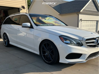 2014 Mercedes-Benz E350 with 19x8.5 35 Verde Axis and 245/35R19 ...