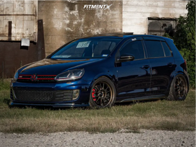 2011 Volkswagen GTI Base with 18x9.5 Konig Hypergram and Continental ...