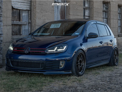 2011 Volkswagen GTI Base with 18x9.5 Konig Hypergram and Continental ...