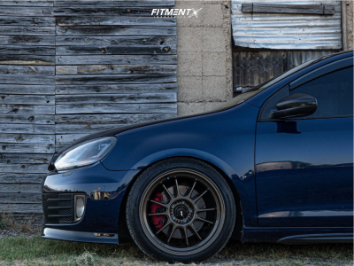 2011 Volkswagen GTI Base with 18x9.5 Konig Hypergram and Continental ...