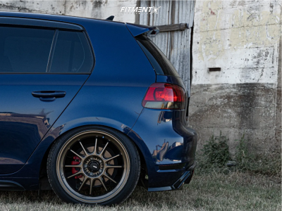 2011 Volkswagen GTI Base with 18x9.5 Konig Hypergram and Continental ...