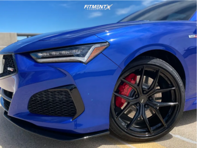2021 Acura TLX Type S with 20x9.5 Enkei Tsr-x and Pirelli 255x35 on ...