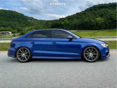 2016 Audi S3 Premium Plus with 19x8.5 Flow One Race Spec F4 and ...