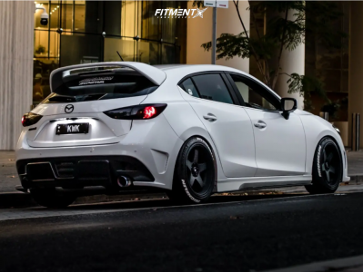 2017 Mazda 3 Sport with 18x9.5 Rota P45r and Michelin 225x45 on ...