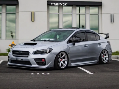 2016 Subaru WRX Limited with 18x9 Kansei Tandem and Continental 225x40 ...