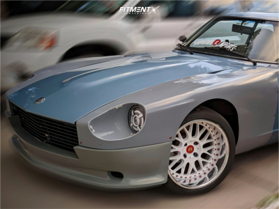 1974 Nissan 260Z 2 2 with 17x9.5 Work Vs Xx and Falken 235x40 on ...