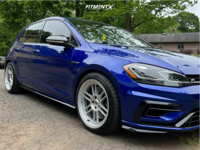 2018 Volkswagen Golf R Base with 18x9.5 Enkei Rpf1 and Michelin 235x40 ...