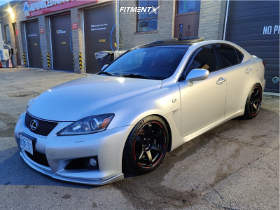 2012 Lexus IS F Base with 18x10 Volk Te37 Saga Time Attack Edition and ...