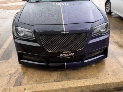 2015 Chrysler 300 S with 24x10 DUB Baller and Nexen 255x35 on Air ...