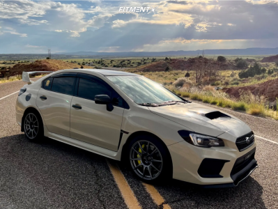 2018 Subaru WRX STI Base with 18x9.5 SSR Gtx01 and Continental 255x35 ...