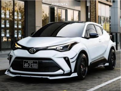 2020 Toyota C-HR Limited with 18x9.5 Work D9r and Toyo Tires 225x45 on ...