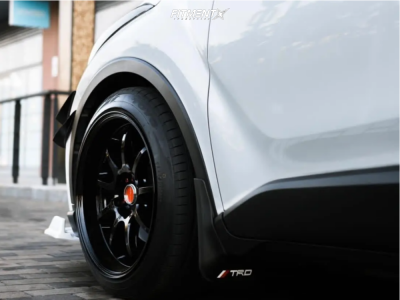 2020 Toyota C-HR Limited with 18x9.5 Work D9r and Toyo Tires 225x45 on ...