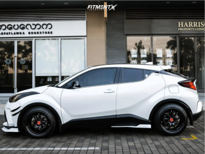 2020 Toyota C-HR Limited with 18x9.5 Work D9r and Toyo Tires 225x45 on ...