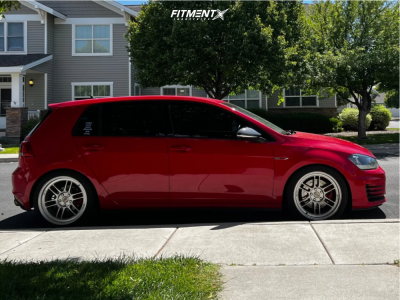 2017 Volkswagen GTI S with 18x9 Enkei Rpf1 and Falken 235x40 on ...