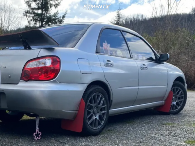 2004 Subaru Impreza RS with 16x7 Vision Cross and Michelin 205x55 on ...