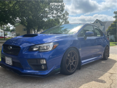 2016 Subaru WRX Limited with 18x9.5 Enkei Ts-7 and Vercelli 265x35 on ...