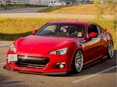 2014 Subaru BRZ Premium with 18x9.5 Aodhan Ds02 and Delinte 215x35 on ...