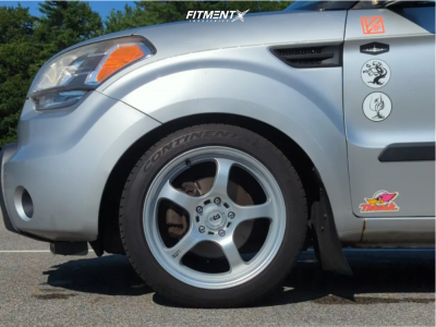 2010 Kia Soul Base with 17x8 Motegi Mr131 and Continental 225x45 on ...