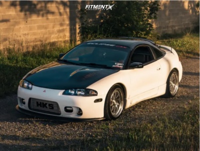 1995 Mitsubishi Eclipse RS with 18x8 Rays Engineering Gtf and Wanli ...
