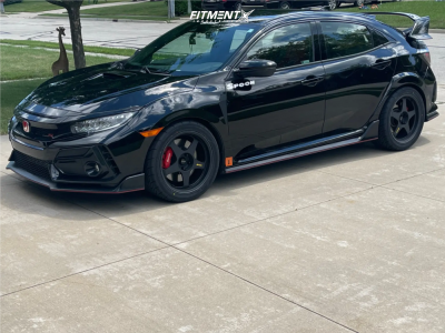 2020 Honda Civic Type R with 18x9.5 Spoon SW388 and Yokohama 265x40 on ...