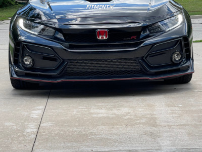2020 Honda Civic Type R with 18x9.5 Spoon SW388 and Yokohama 265x40 on ...