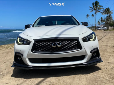 2018 INFINITI Q50 Luxe with 19x9.5 ESR Cs15 and Vercelli 245x40 on ...