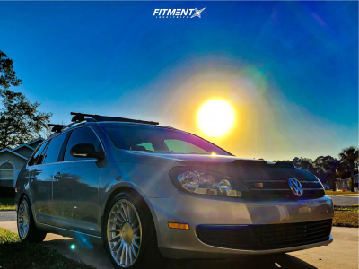 2013 Volkswagen Jetta Sportwagen Tdi with 18x8.5 3SDM 0.04 and Vercelli ...