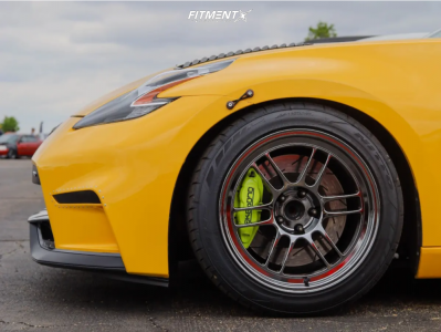2009 Nissan 370Z Base with 18x9.5 Enkei Rpf1 and Nitto 255x45 on ...
