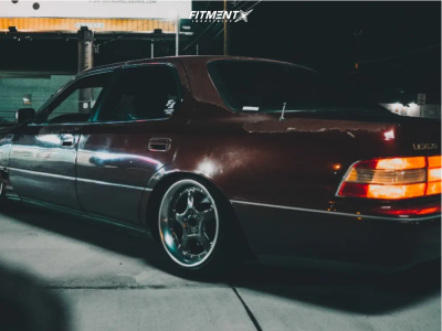 1990 Lexus LS400 Base with 17x8 BBS Moda M2 and Laufenn 205x45 on ...
