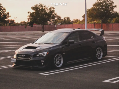 2016 Subaru WRX STI Limited with 18x9.5 Enkei Rpf1 and Velozza 255x35 ...
