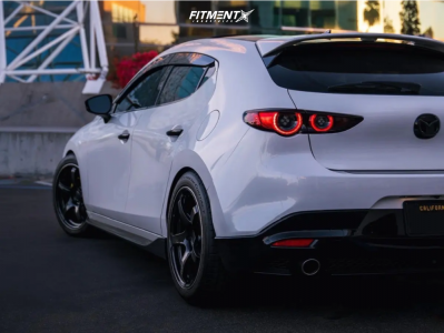 2021 Mazda 3 Premium with 18x8.5 Advan Racing TC4 and Continental ...