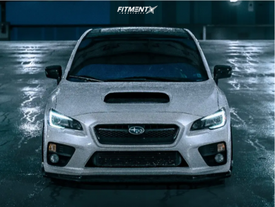 2017 Subaru WRX Limited with 18x9.5 Work Emotion D9r and Continental ...