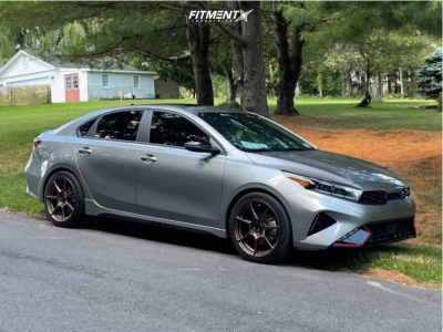 2022 Kia Forte GT with 18x8.5 Enkei Rpf1 and Yokohama 235x40 on ...