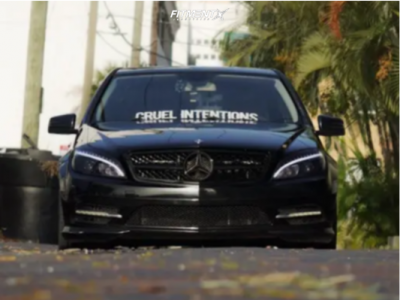 2011 Mercedes-Benz C300 Luxury with 18x8.5 Konig Hypergram and Atlas ...