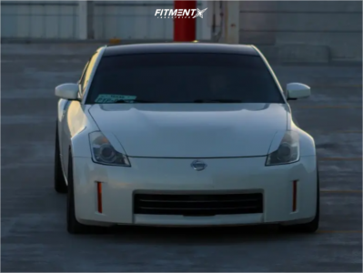 2007 Nissan 350Z Base with 18x9.5 Enkei Gtc01rr and Continental 275x35 ...